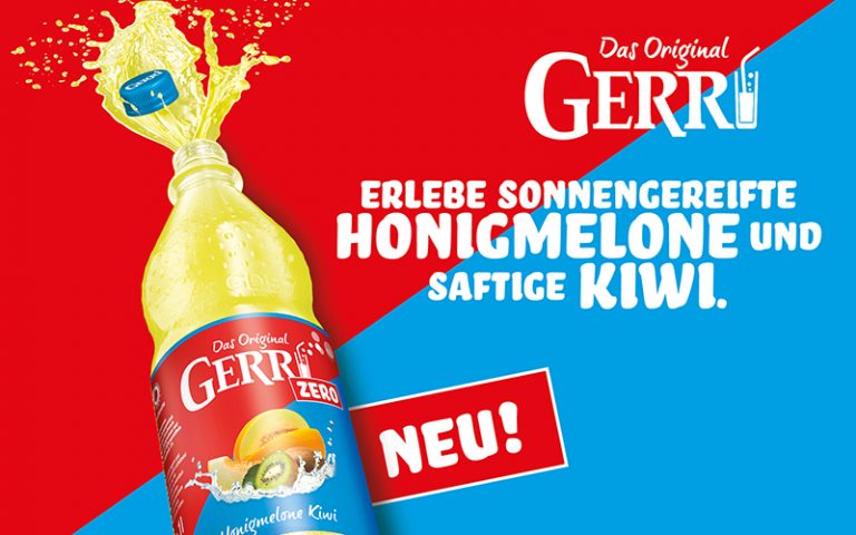 GERRI ZEROs Neuzugang Honigmelone Kiwi - Fachzeitschrift FLÜSSIGES OBST