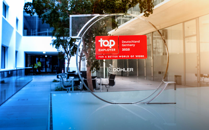 Döhler wurde als Top Employer 2025 in Deutschland ausgezeichnet ...